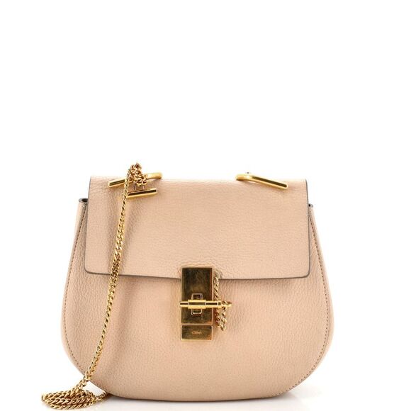 Chloe | Bags | Chloe Drew Crossbody Bag Leather Medium Neutral | Poshmark